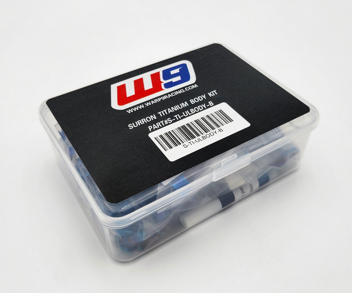 Warp9 Surron Ultra Bee Titanium Body / Chassis Bolt Kit
