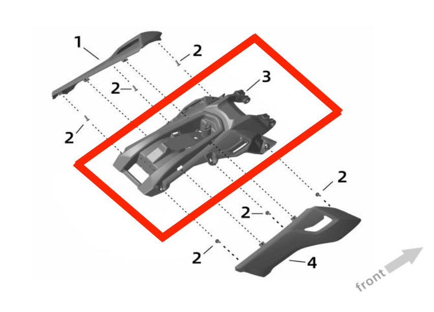 Surron UB OEM Battery Lid (Ultra Bee)