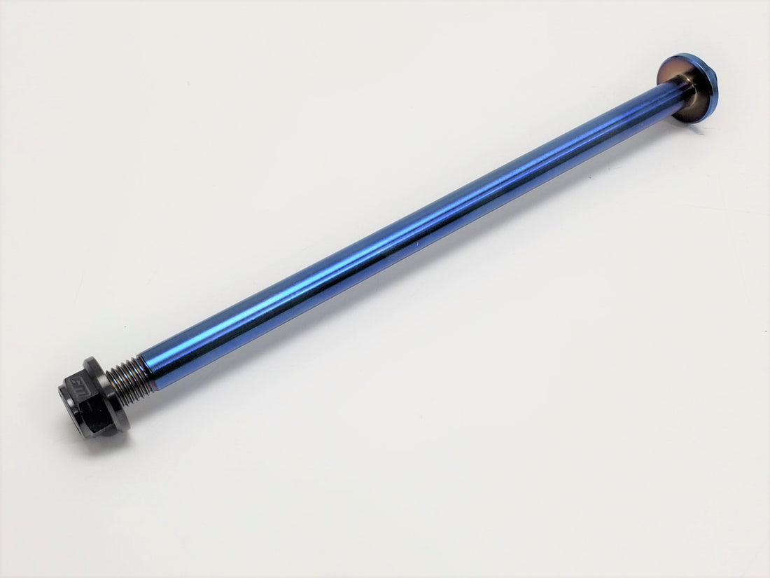 Warp9 Surron Titanium Swingarm Bolt axle with